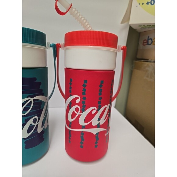 Coca Cola | Dining | New Vintage Set Of 3 Foam Covered Cocacola Big ...